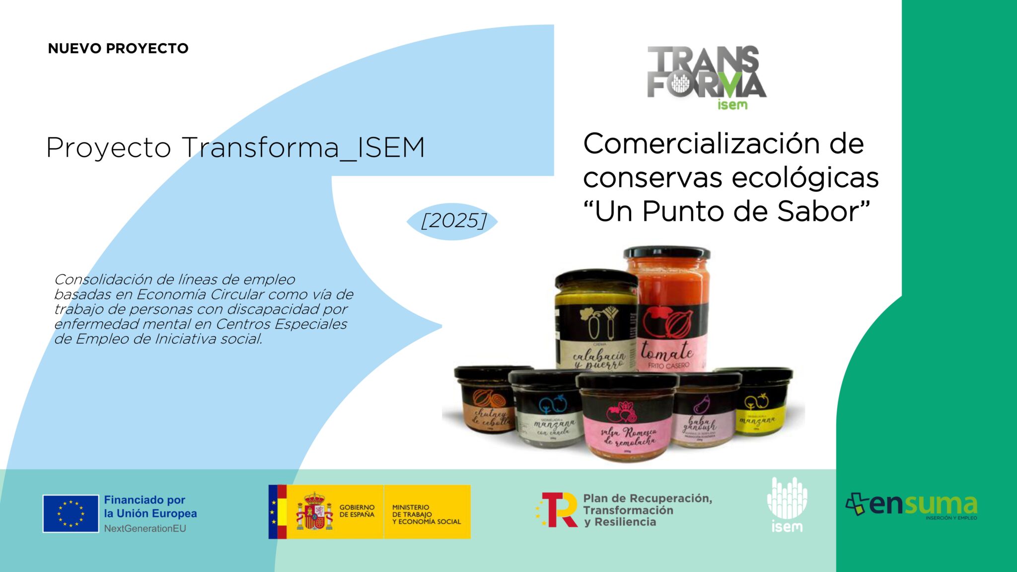 ENSUMA – Oportunidades de empleo para personas en riesgo de exclusión